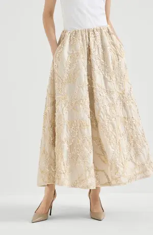 Brunello Cucinelli Textured Skirts