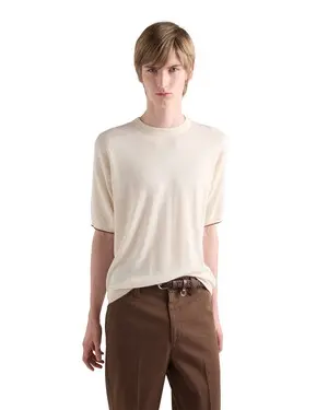 Prada Cashmere Crew-neck Sweater - Neutral