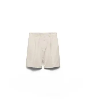 Prada Cotton Bermuda Shorts - Neutral