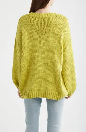 DRESSED IN LALA Crop Sweater