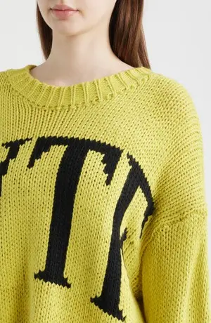 DRESSED IN LALA Crop Sweater