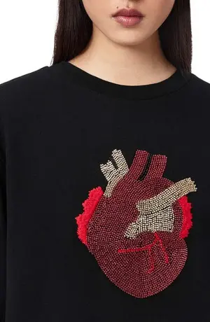 ALLSAINTS Andrea Pippa Embellished Sweatshirt