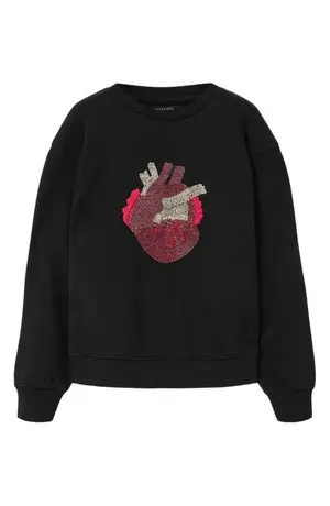 ALLSAINTS Andrea Pippa Embellished Sweatshirt