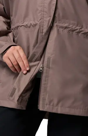 Columbia Hikebound Ii Long Waterproof Jacket - Iron