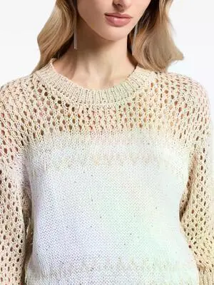 Peserico Openwork Knitwear Jumper - Neutrals