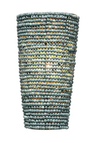 JAMIE YOUNG CO. Seawall 1-light Beaded Cone Wall Sconce