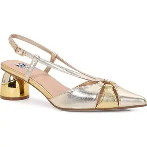 NINETY UNION Sarah Pumps - Gold Multi