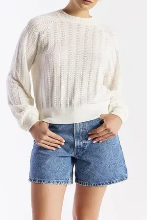 WISPR Stitch Raglan Crew Neck Sweater
