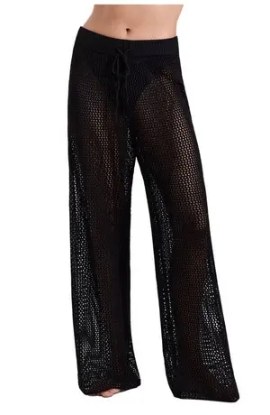 LUMA GOTTEX Monaco Net Crochet Beach Pant Cover-up