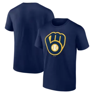 LOGO ATHLETIC Milwaukee Brewers Official Logo T-shirt