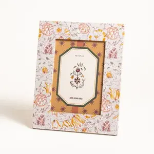 ZSA ZSA ZSU Noida Printed Frame 7.2x9 - Pink