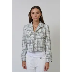 Central Park West Textured Jackets For Women