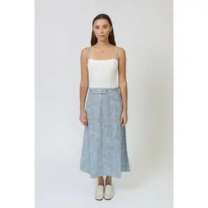 Central Park West Serena Belted Midi Dress