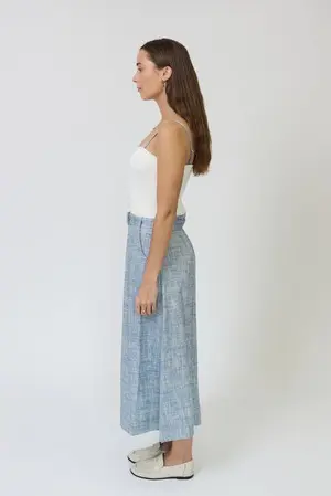 Central Park West Serena Belted Midi Dress
