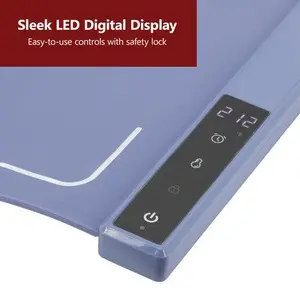 MEGACHEF Silicone Warming Mat With Variable Temperature Settings & Digital Display