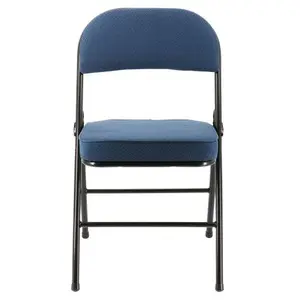 ELAMA 4 Piece Metal Folding Chair With 2.2 Inch Padded Seats