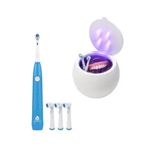 PURSONIC Advanced Oral Care & Hygiene Bundleultrasonic Cleaner Pod + Rechargeable Electric Toothbrush - White