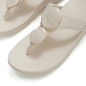 Fitflop Lulu Marbled-stone Toe-post Sandals