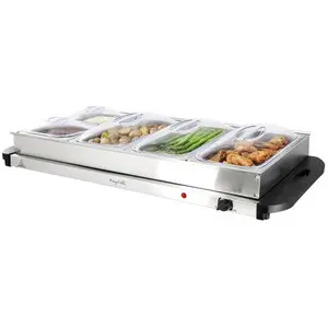 MEGACHEF 5 Section Buffet Server & Food Warmer