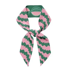 CENTINELLE Watermelon Twilly Ribbon Scarf - Red