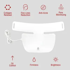 PURSONIC 7-in-1 Led Face Mask & Sculpting Wand & Neck Plate - Multicolor
