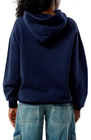 PACSUN Core Fleece Pullover Hoodie - Navy