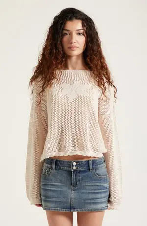 PACSUN Piper Micro Mini Skirt - Medium Indigo