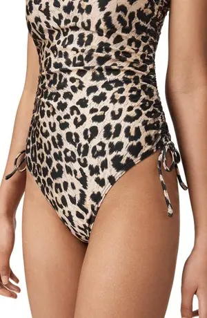 ALLSAINTS Court Side Tie One-piece Swimsuit
