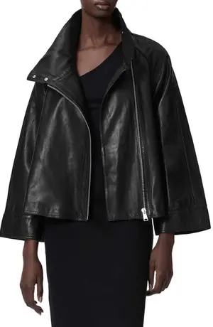 ALLSAINTS Rhodes Leather Jacket - Black