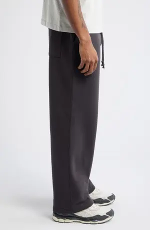 Bp. Straight Leg Fleece Sweatpants - Black Faded