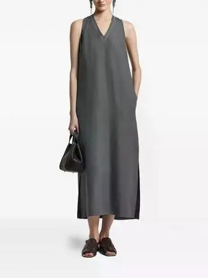 Peserico V-neck Asymmetric Dress
