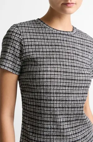 Vince Short Sleeve Crewneck Top - Eclipse Combo