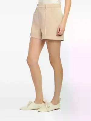 Cinq À Sept Cuffed Tailored Shorts - Neutrals