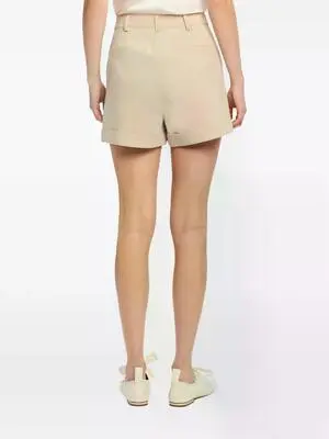 Cinq À Sept Cuffed Tailored Shorts - Neutrals