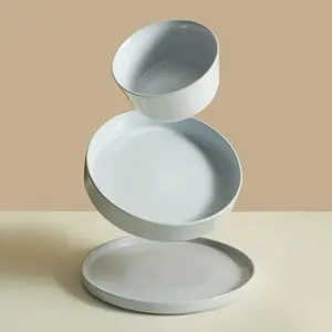 STONE + LAIN Celina Stoneware 24-piece Dinnerware Set - White