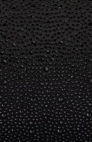 OLGA BERG Carolina Crystal Frame Clutch - Black