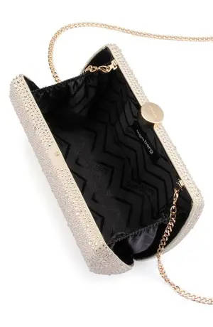 OLGA BERG Carolina Crystal Frame Clutch