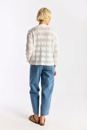 WISPR Chevron Stitch Cardigan