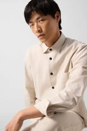 Bogner Linen Blend Shirt Heiko - Sand