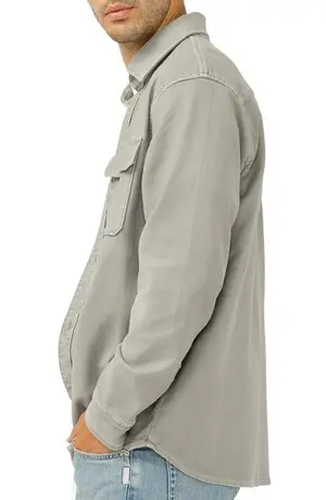 SILVER JEANS CO. Field Cotton Blend Button-up Shirt Jacket