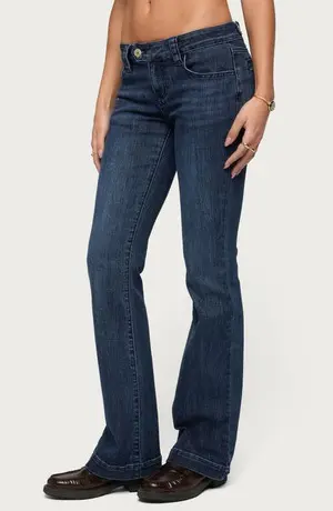EDIKTED Bootcut Jeans - Blue