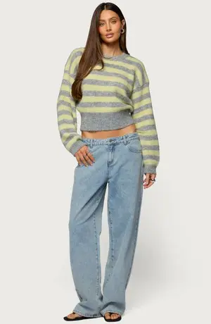 EDIKTED Dalina Low Rise Baggy Jeans