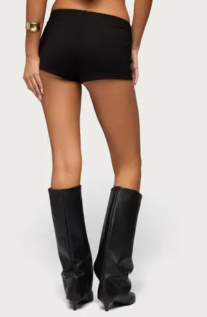 EDIKTED Belted Micro Shorts
