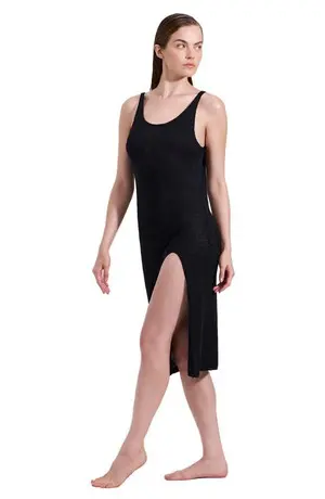 LUMA GOTTEX Isla Knit Dress Cover-up - Black