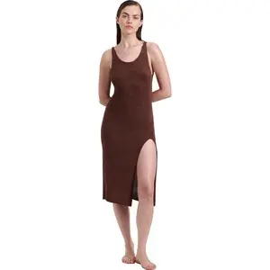 LUMA GOTTEX Isla Knit Dress Cover-up Brown