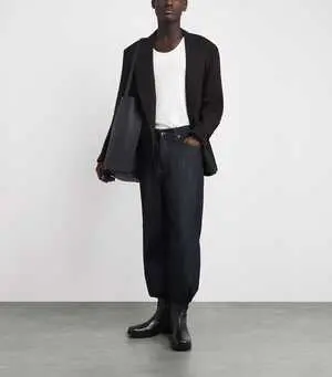 Studio Nicholson Leather Square-toe Boots