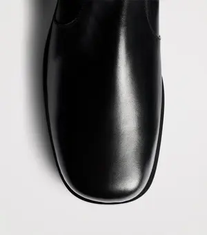 Studio Nicholson Leather Square-toe Boots
