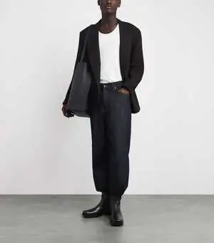 Studio Nicholson Leather Square-toe Boots
