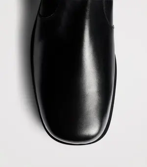 Studio Nicholson Leather Square-toe Boots