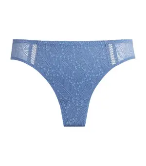 Simone Perele Lace Comète Briefs - Blue